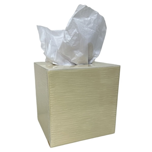 The Essential Tissue Box Cover - Shell Finish – Britt Hill Interiors